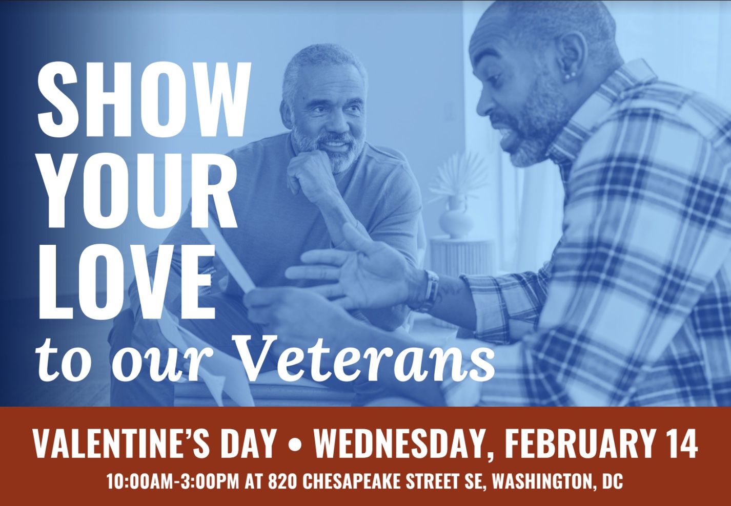 Show Your Love to Our Veterans - Veterans Upward Bound
